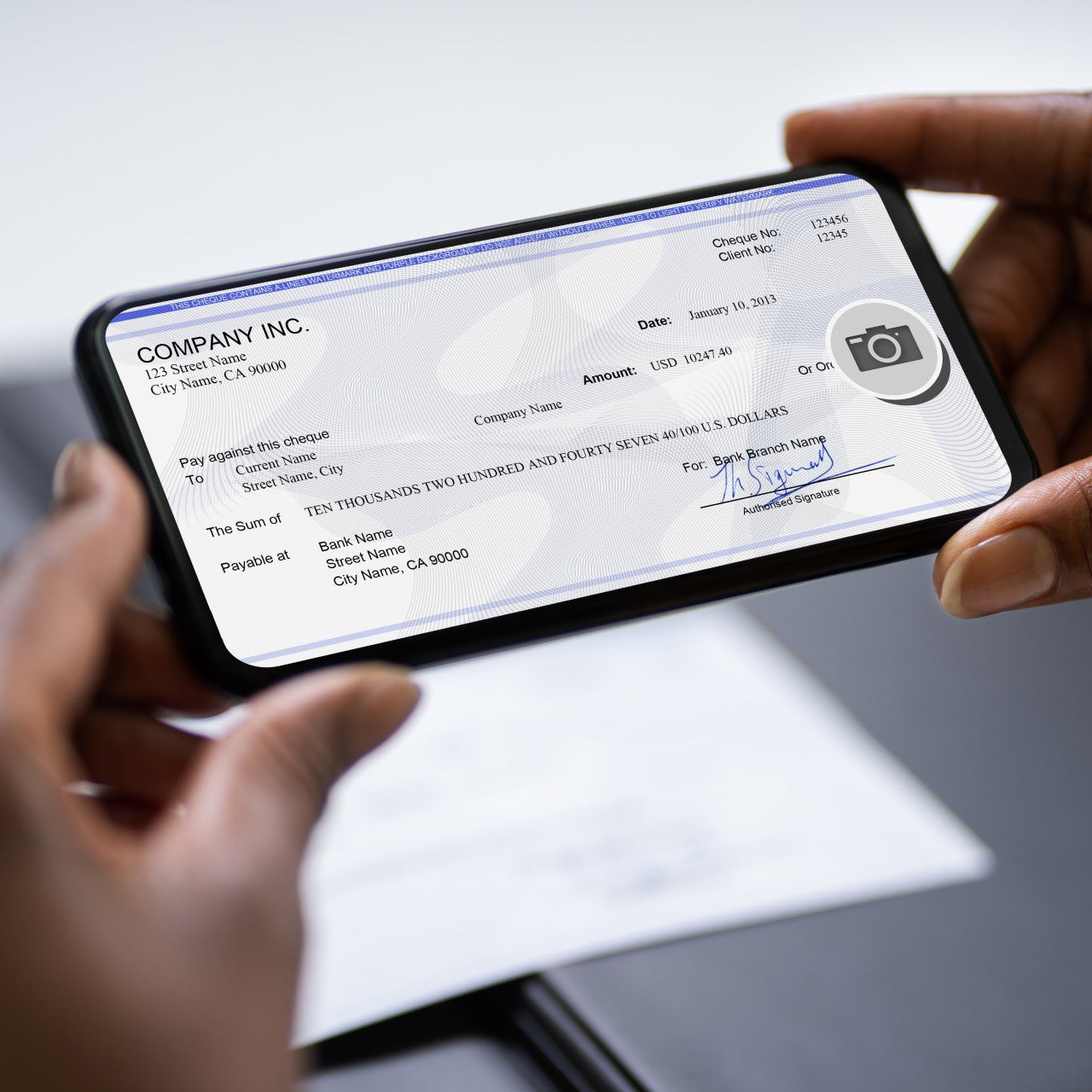 Secure Cheques